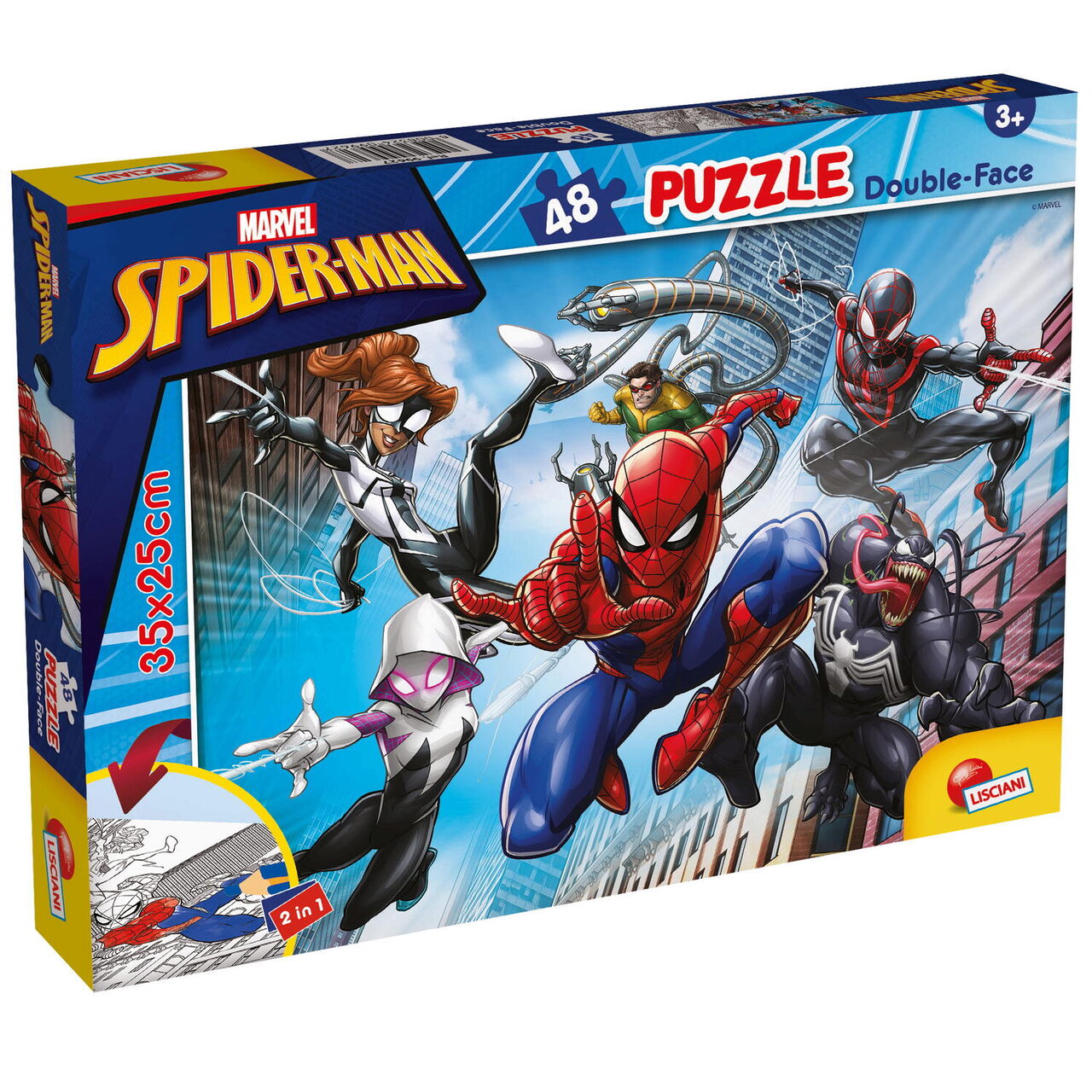Puzzle de colorat - Spiderman (48 de piese) - Artool.ro