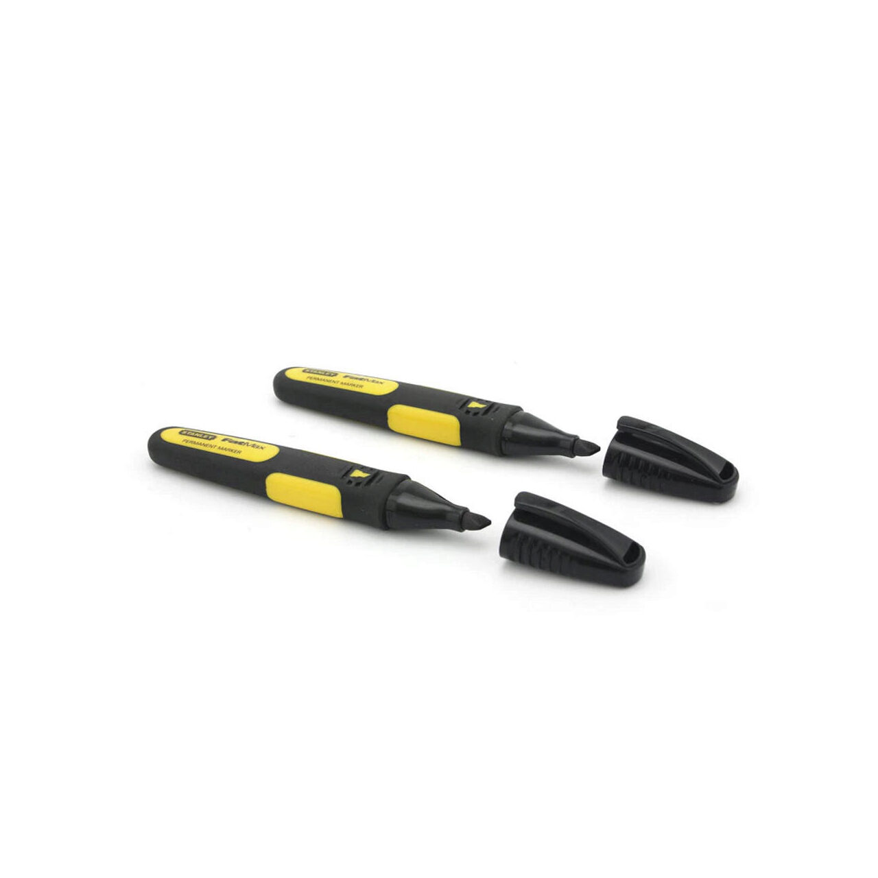 Stanley 0-47-314, marker negru fatmax, permanent cu varf lat - Artool.ro