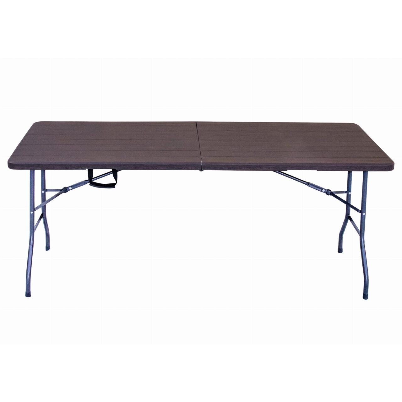 Masa pliabila gradina, camping, pescuit, tip valiza, maro, 180x70x74 cm ...