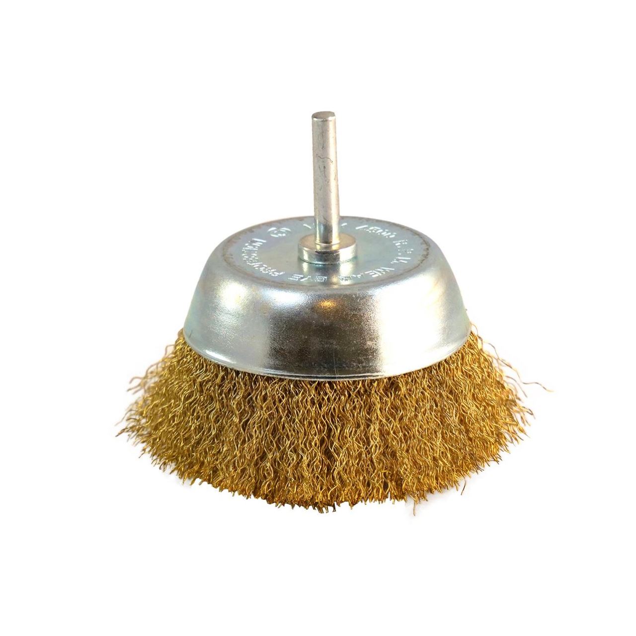 Perie sarma alama, circulara, cu tija, 75 mm - Artool.ro