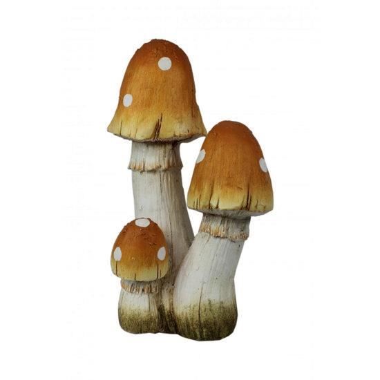 Decoratiune gradina ceramica ciuperci 26x18.5x42.5 cm - Artool.ro