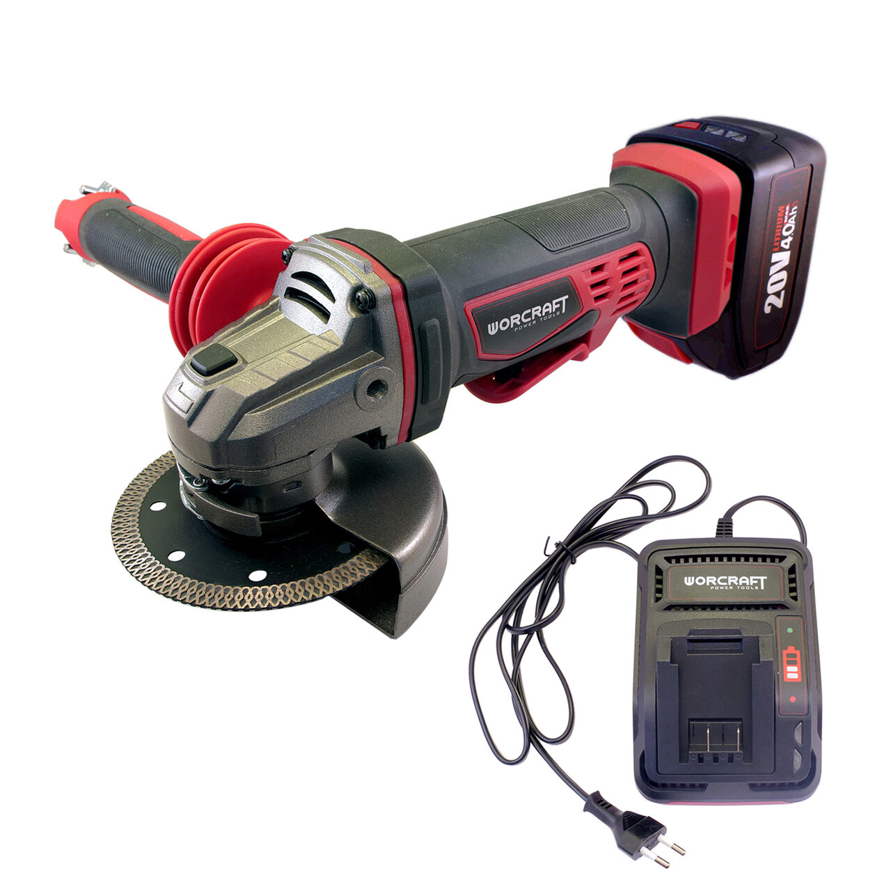 Polizor unghiular (flex), 115 mm, fara fir, cu acumulator, 20 V, 4 Ah ...