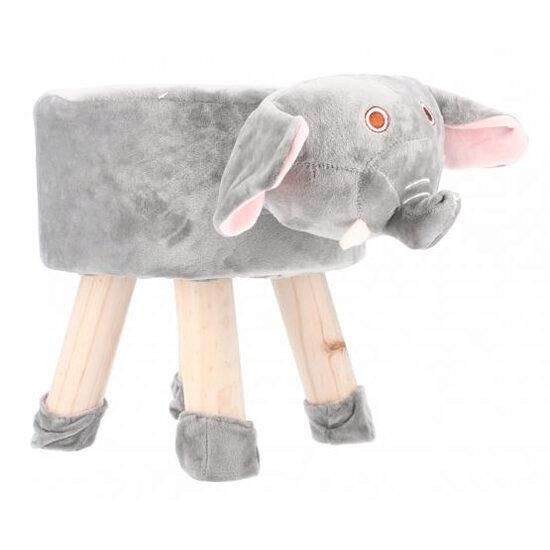 Scaun taburet pentru copii, model elefant 28x30 cm - Artool.ro