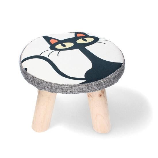 Scaun taburet copii model Pisica 28x18 cm - Artool.ro