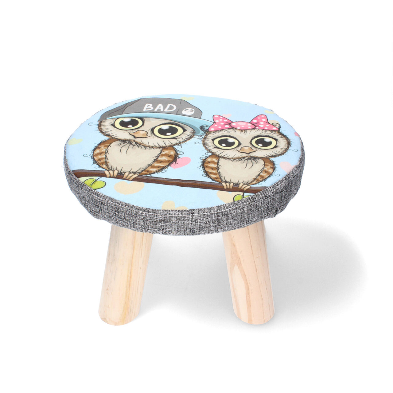 Scaun taburet copii model Pasari 28x18 cm - Artool.ro