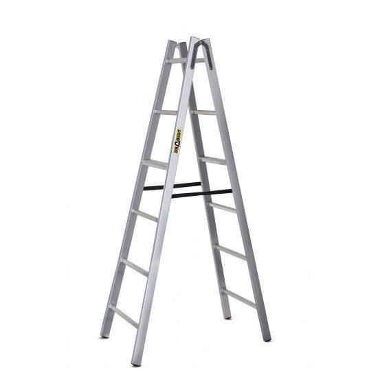 Scara aluminiu zugrav sudata, 2x6 trepte, Drabest - Artool.ro