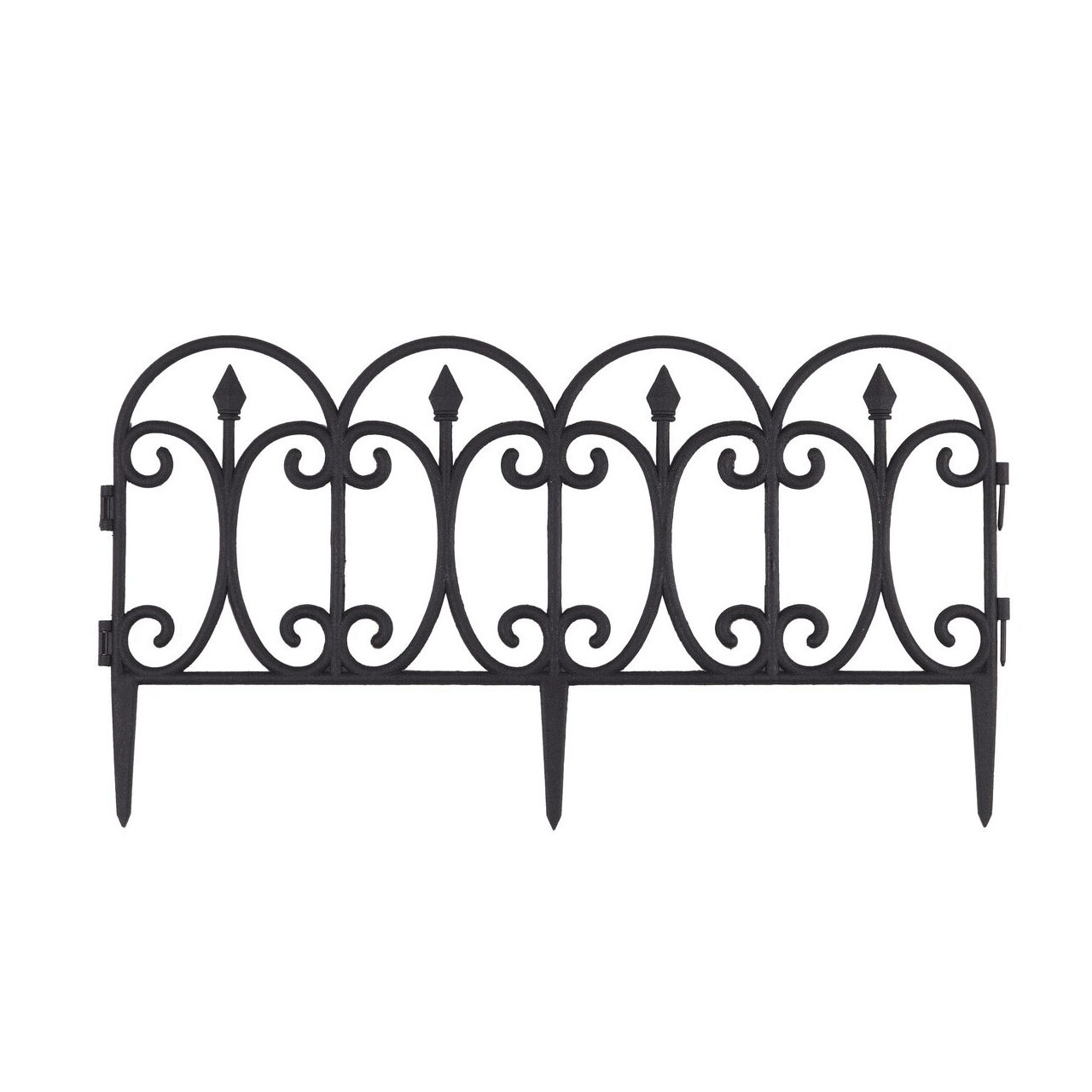 Gard de gradina, set 4 buc, 60x33 cm - Artool.ro