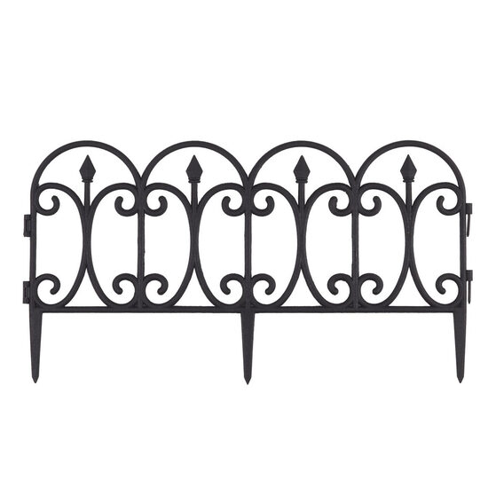 Gard de gradina, set 4 buc, 60x33 cm - Artool.ro