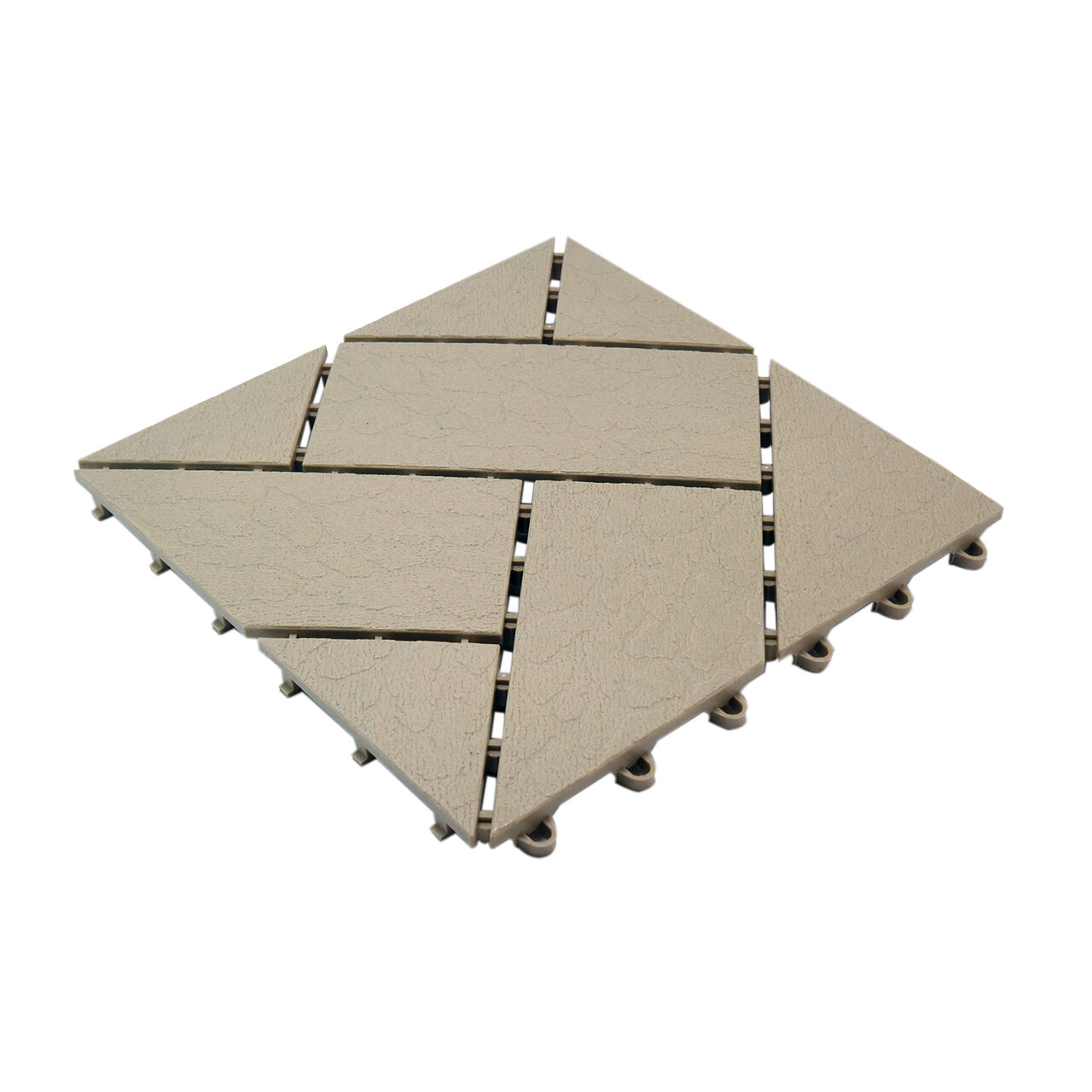 Podea de gradina/terasa, PVC, 30x30 cm, set 6 buc - Artool.ro