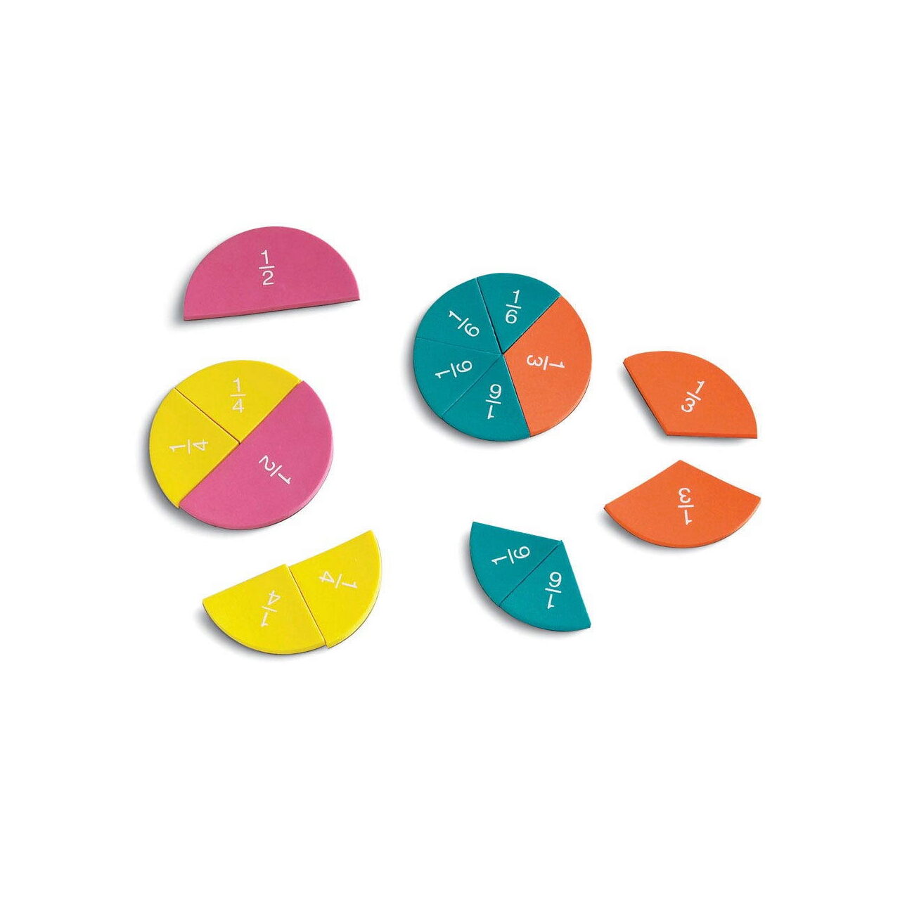 Set magnetic - Cercuri cu fractii - Artool.ro