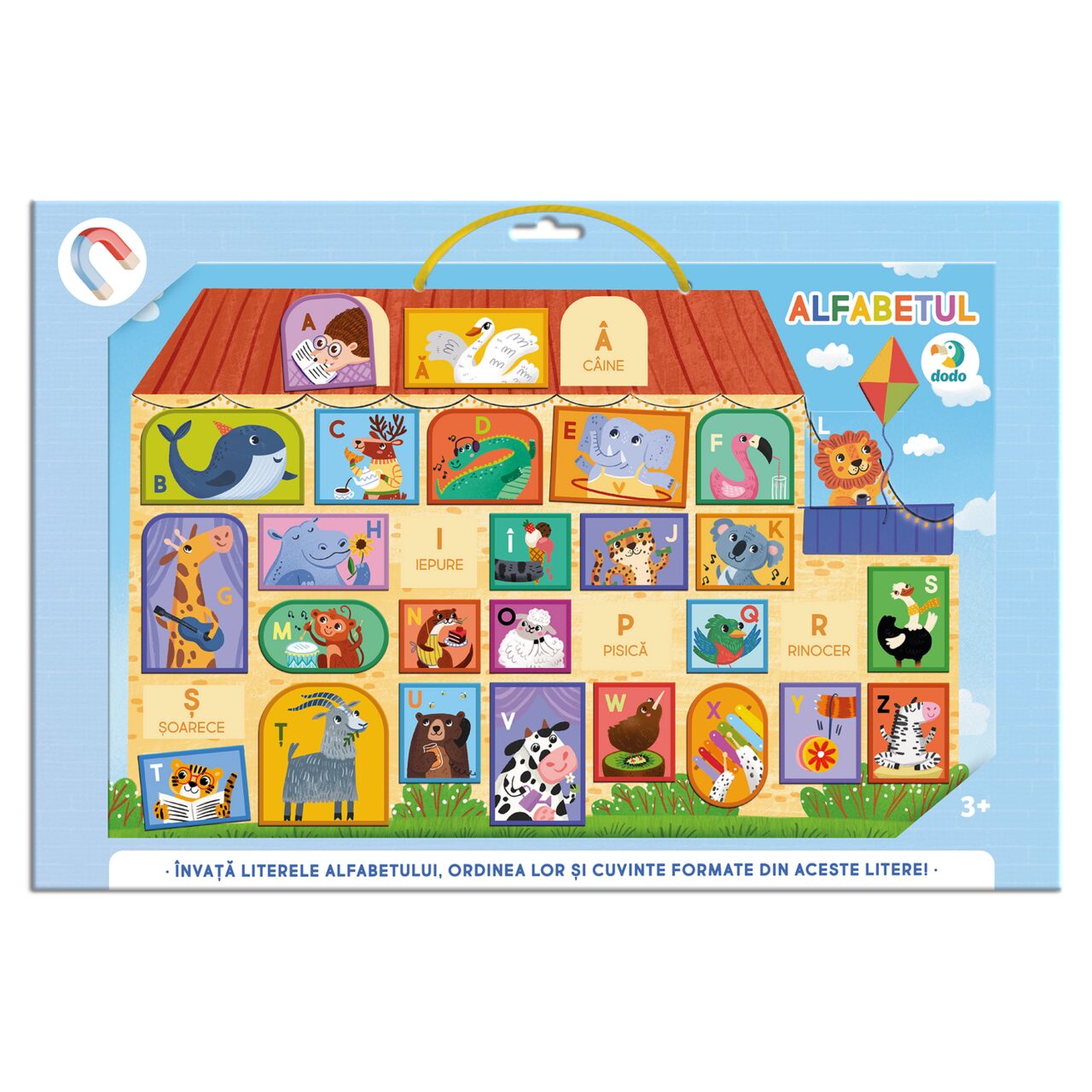 Tablita magnetica cu alfabetul ( limba romana) - Artool.ro