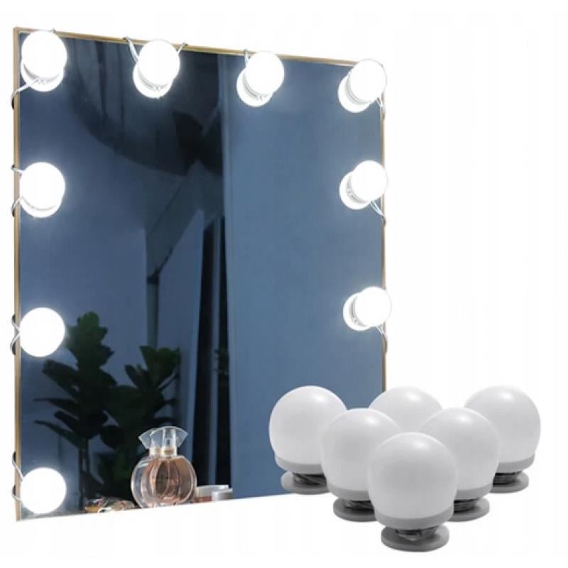 Becuri LED pentru oglinda, masa de toaleta, machiaj, USB cu ...