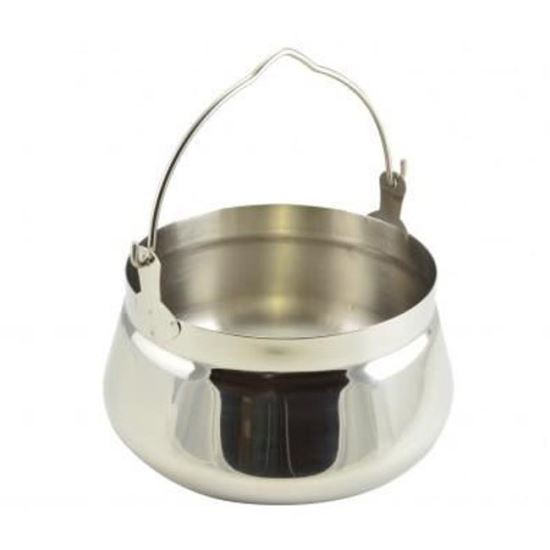 Ceaun inox cu maner, rotund, 8.5 L, Perfect Home - Artool.ro
