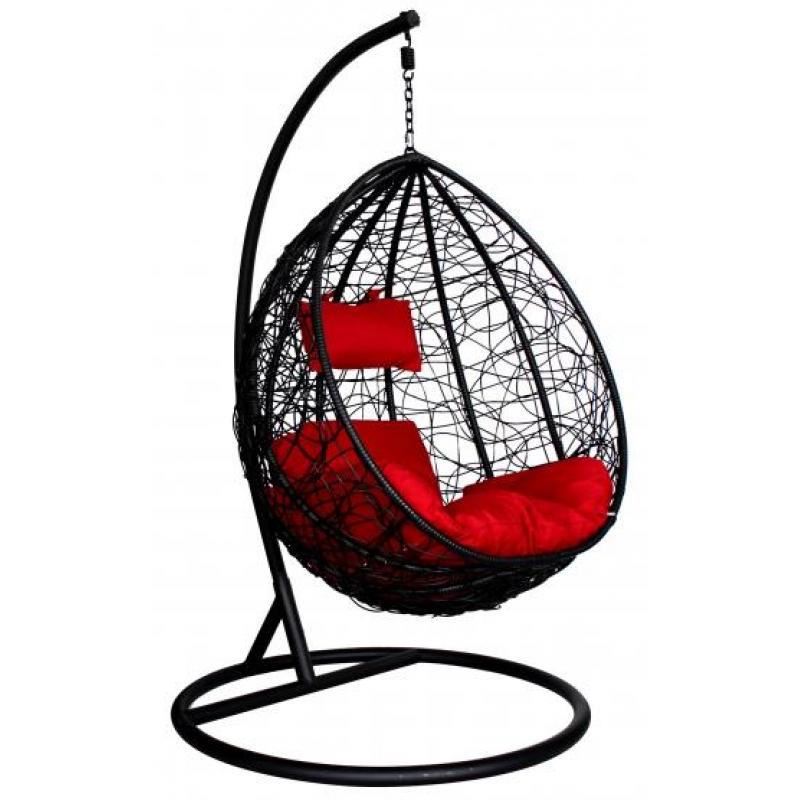Scaun leagan suspendat XL, negru - Artool.ro
