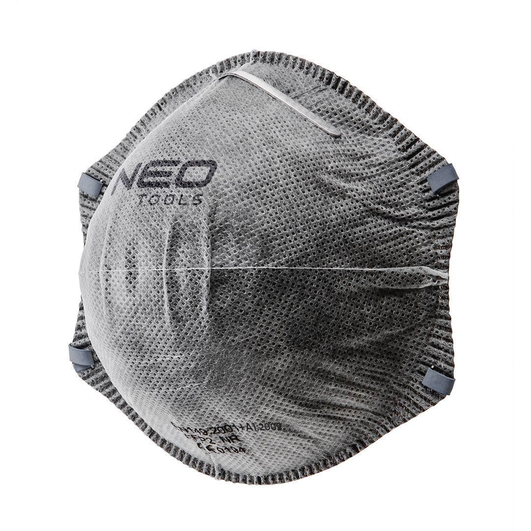 Masca praf cu supapa, strat carbune activ, FFP2, 3 buc, NEO - Artool.ro