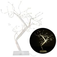 Pom decorativ cu lumini, alb, 90 LED, IP44, 45 cm - Artool.ro