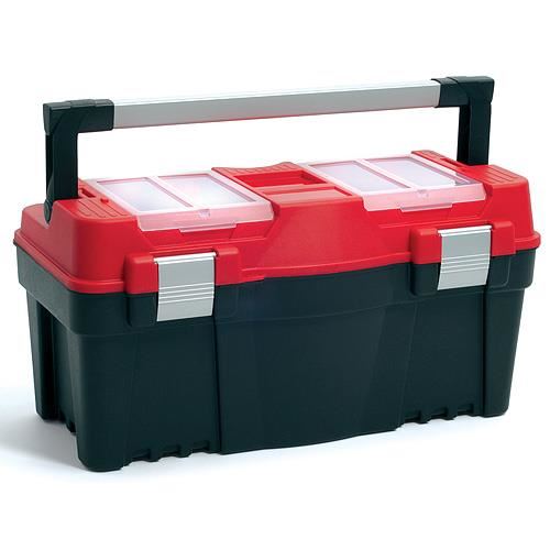 Cutie scule cu organizator, maner aluminiu, 55x27x27 cm - Artool.ro