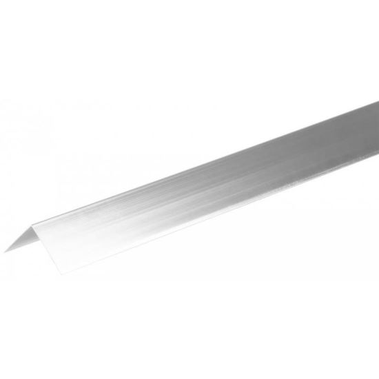 Coltar aluminiu, 1500x40x40 mm, 0.8 mm, argintiu lucios - Artool.ro