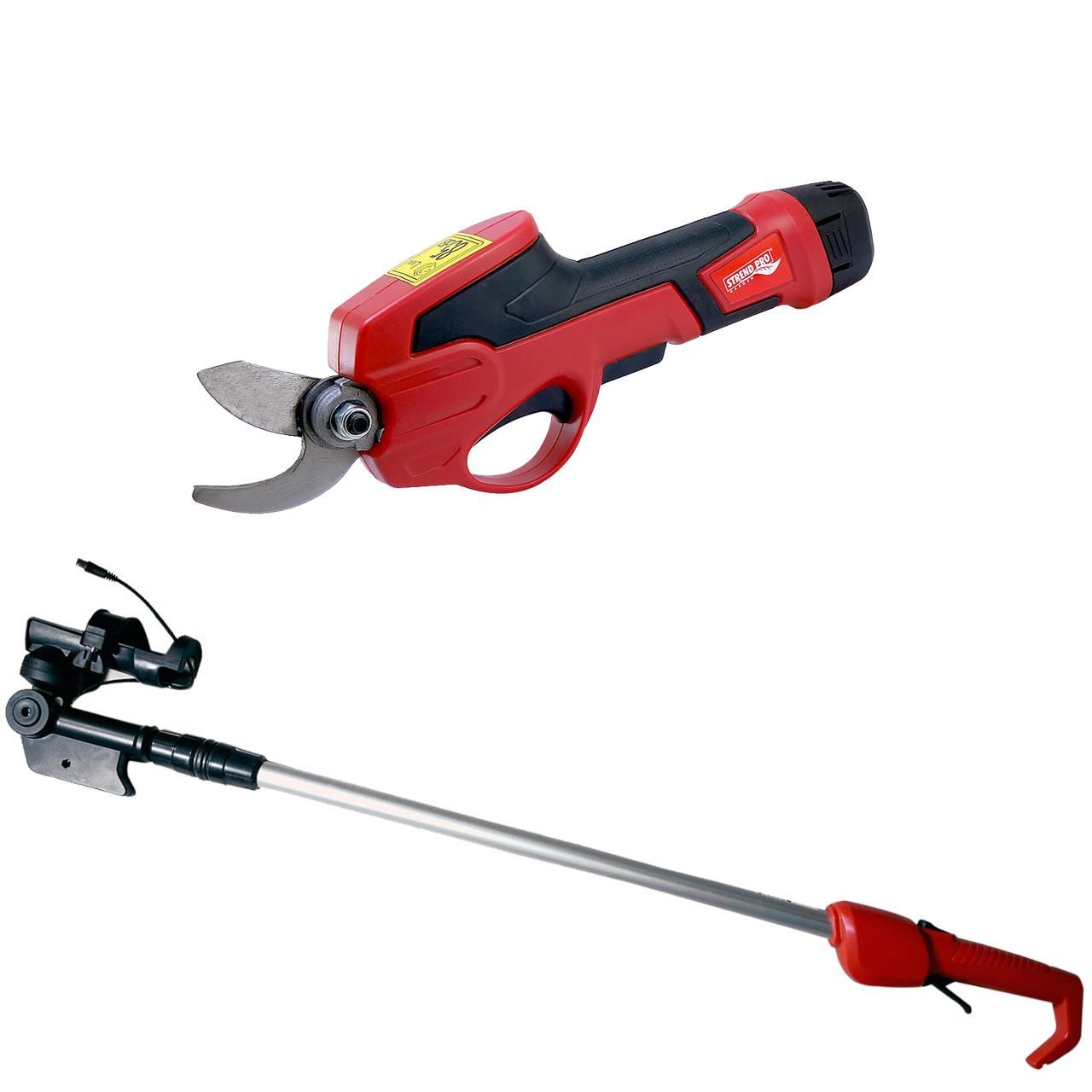 Foarfeca electrica de gradina cu maner telescopic, 1.5 Ah, 7.2 V ...