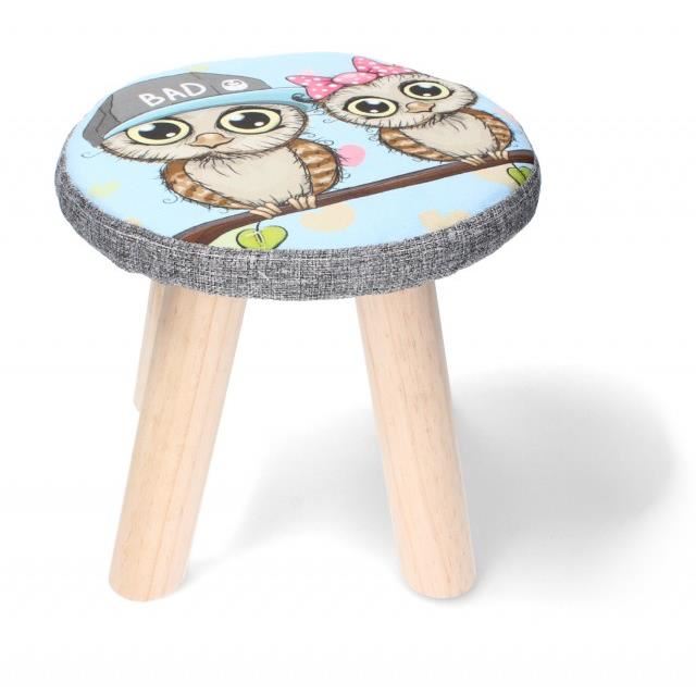 Scaun taburet, pentru copii, model pasari, 28x28 cm - Artool.ro