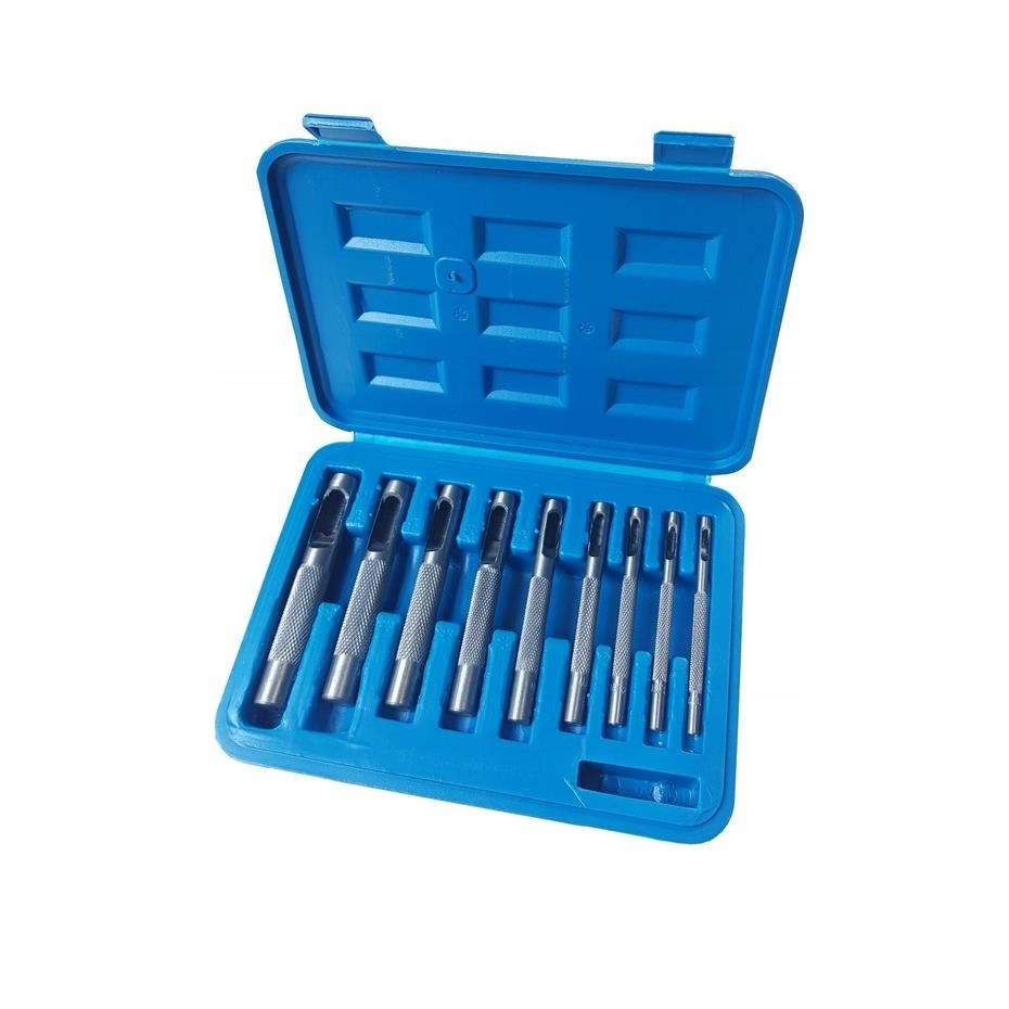 Set preducele pentru gaurit, 9 buc, cu trusa, 2.5-10 mm, Dedra - Artool.ro