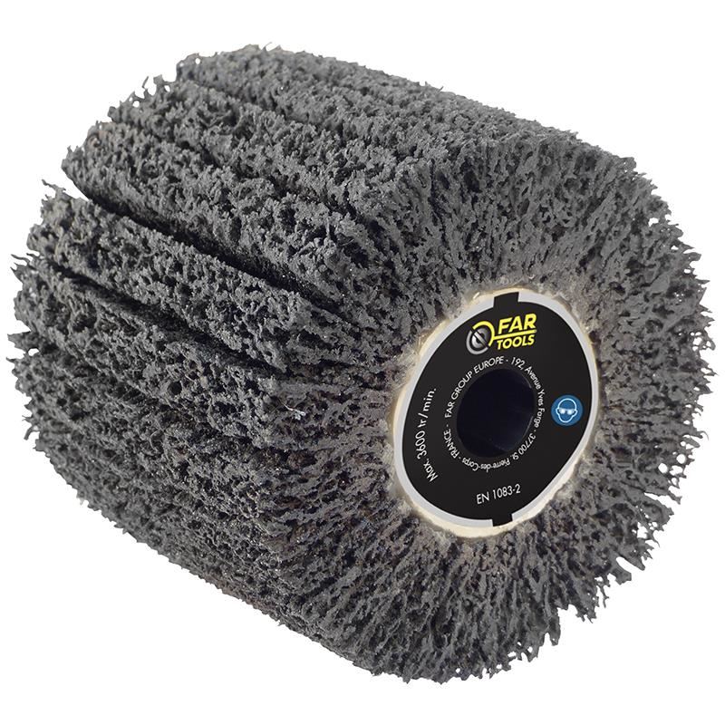 Perie pentru slefuitor, curatare metal/rugina, sarma carbura siliciu ...