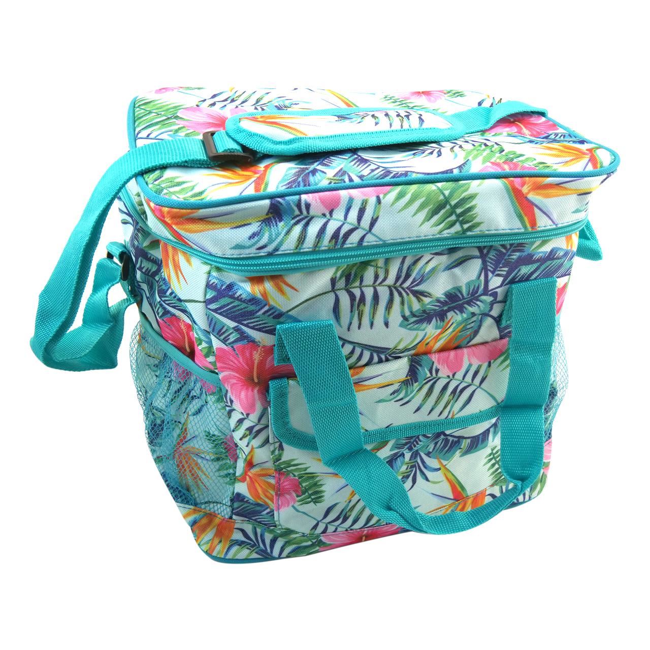 Geanta picnic, termoizolanta, verde, 20 L, 30x19x31 cm - Artool.ro