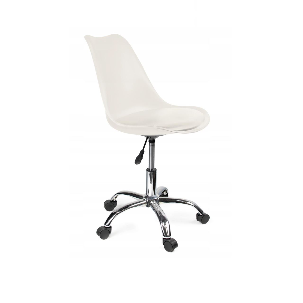 Scaun de birou, rotativ, alb, 51x78/90 cm - Artool.ro