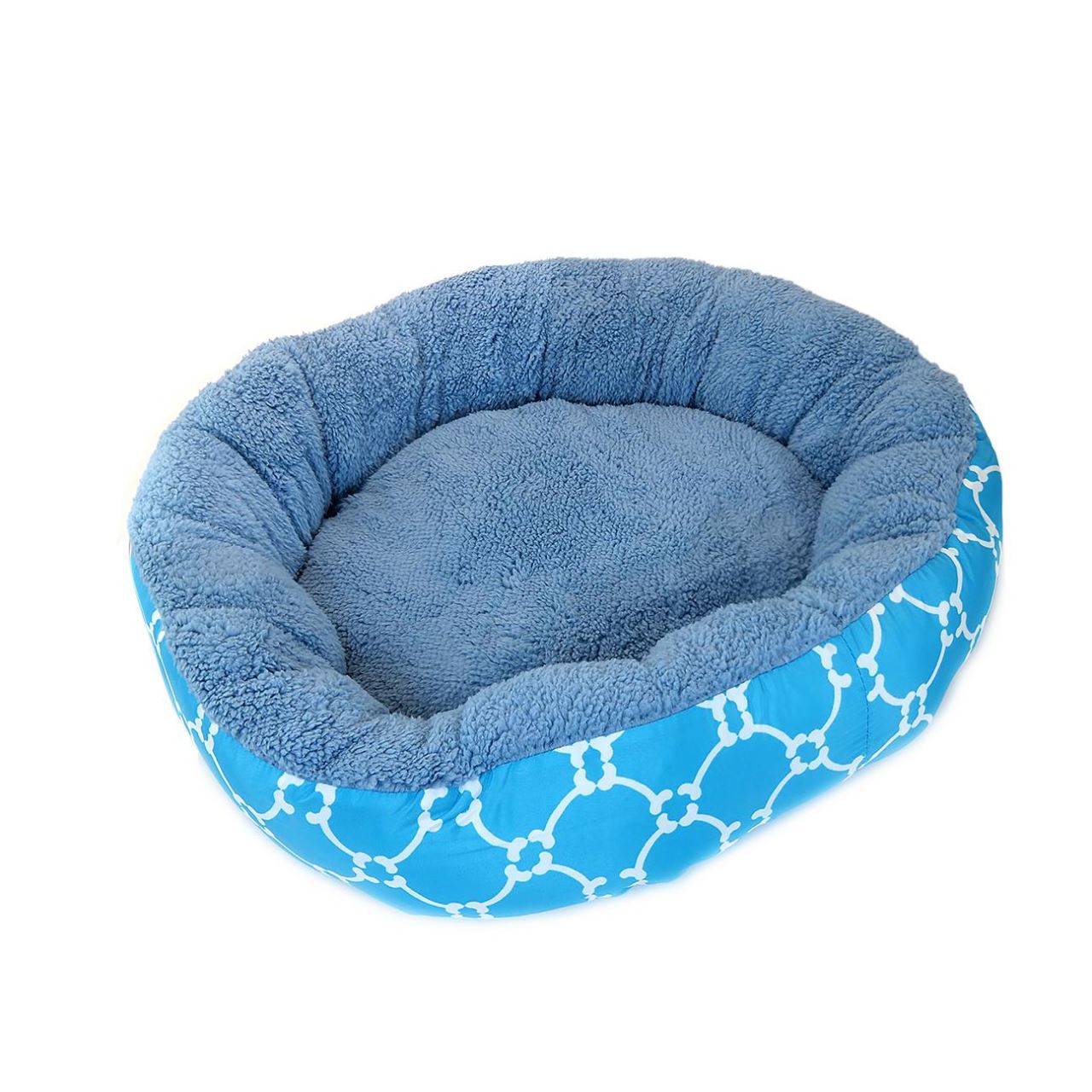 Culcus moale, pentru caine/pisica, albastru, 53x10 cm - Artool.ro