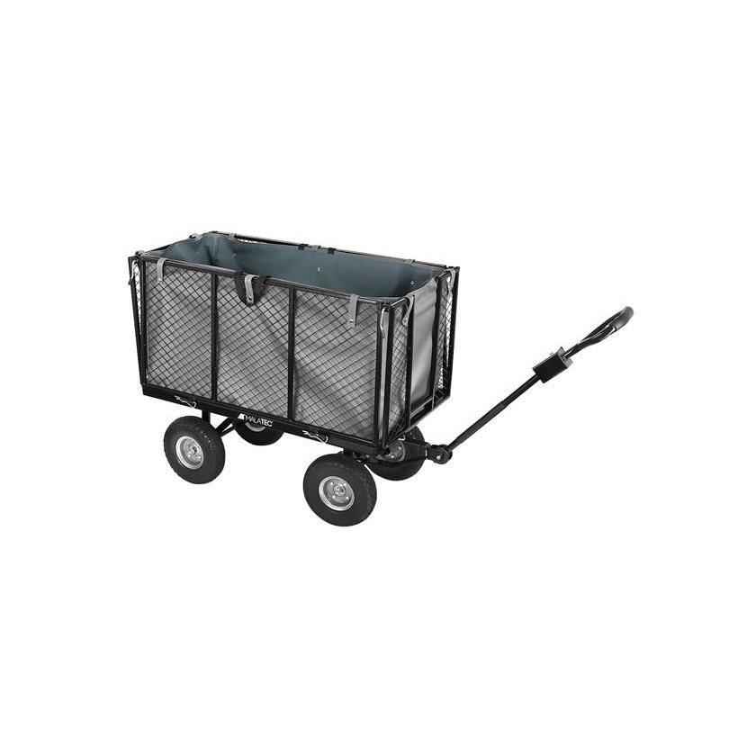 Carucior de gradina, transport, metalic, negru si gri, max 350 kg, 250 ...